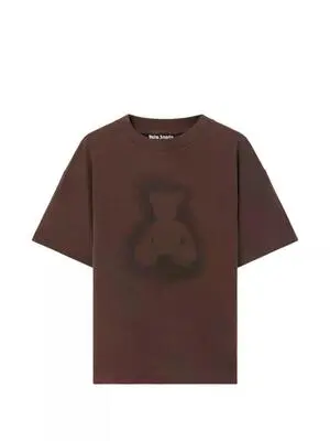 Palm Angels Spray Bear T-shirt - Brown