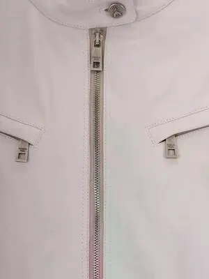 Patrizia Pepe Zipped Leather Jacket