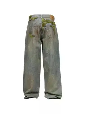DOUBLET Moss Grown Wood Jeans