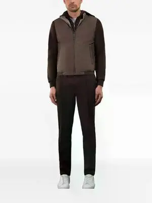 MOORER Zip-fastening Gilet