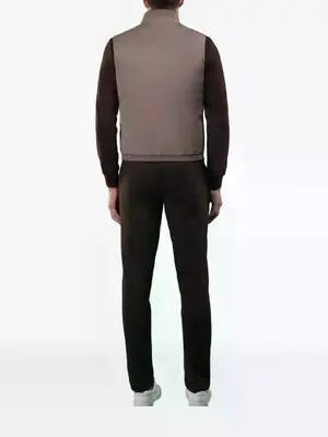 MOORER Zip-fastening Gilet