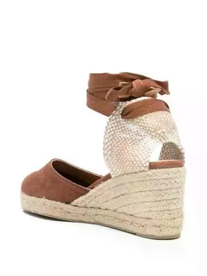 CastaÑer Tie-ankle Espadrille Wedges