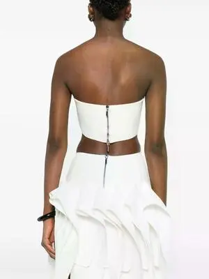 Maticevski Zip Strapless Top