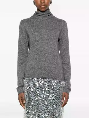 VIKTORIA CHAN Turtleneck Sweater With Tie Detail