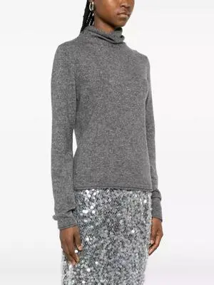VIKTORIA CHAN Turtleneck Sweater With Tie Detail