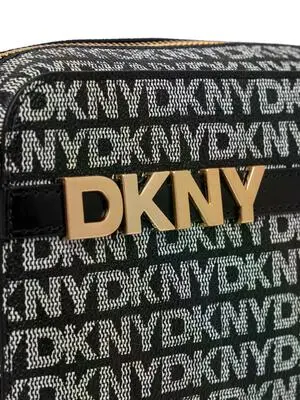 Dkny Avril Cross Body Bag With All-over Logo Print