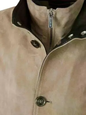 MOORER Button Zip Jacket