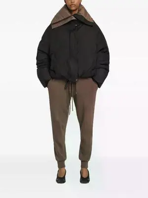 ENTIRE STUDIOS And Brown Collared Zip-up Jacket
