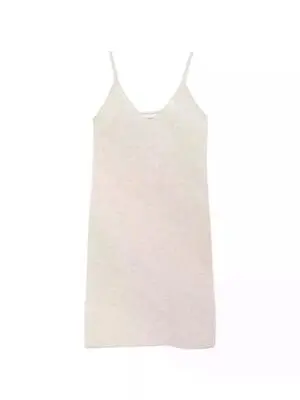Eric Bompard Strappy V-neck Dress - Neutrals