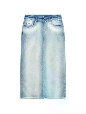 DIESEL® De-skye-fsi Five-pocket Denim Midi Skirt