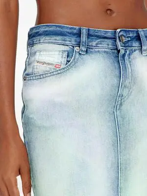 DIESEL® De-skye-fsi Five-pocket Denim Midi Skirt