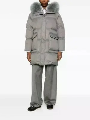 YVES SALOMON Shearling Trimmed Down Coat