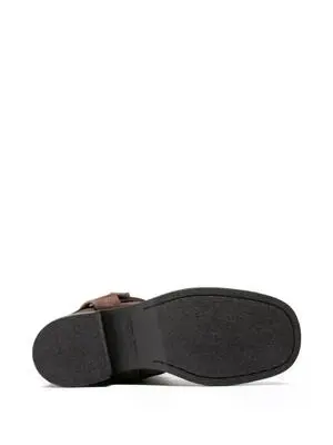 Officine Creative Suede Biker Boots