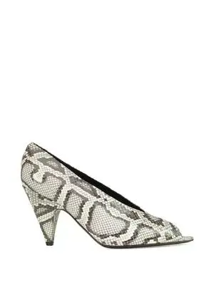 SERGIO ROSSI Beak Pointed-toe Pumps - Neutrals