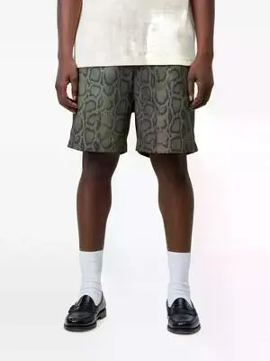 Carhartt Work In Progress Slater Snake-print Shorts
