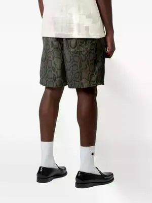 Carhartt Work In Progress Slater Snake-print Shorts