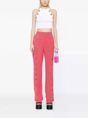 SAIID KOBEISY Tailored Trousers With Eyelet Embellishment