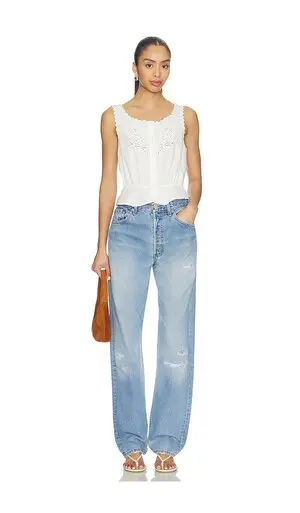 RE/DONE Jerry Tank Blouse Top