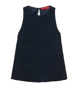 Max & Co. Pleated Sleeveless Top