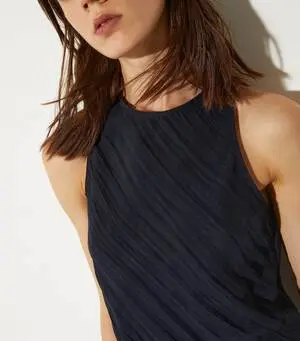 Max & Co. Pleated Sleeveless Top
