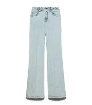 Max & Co. Acid Wash Flared Jeans
