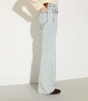 Max & Co. Acid Wash Flared Jeans