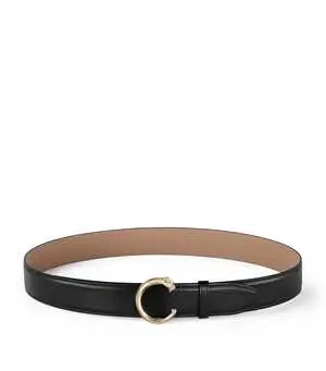 Cartier Panthère De Leather Belt - Black