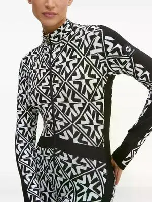 NEWLAND Geometric Zip-up Set