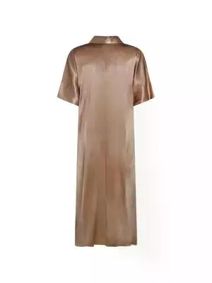 Antonelli Firenze Midi Dress With Turn Down Collar