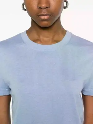 Eric Bompard Agate Cotton Round Neck T-shirt