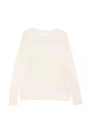 Eric Bompard Seamless Round Neck Sweater - Neutrals