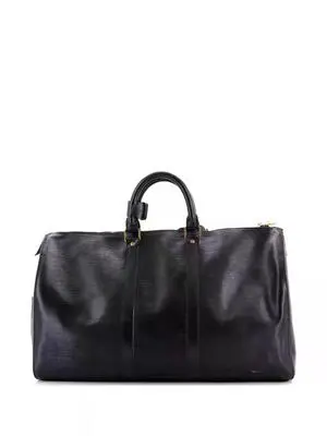 LOUIS VUITTON Keepall 45 Travel Bag Epi Leather - Black