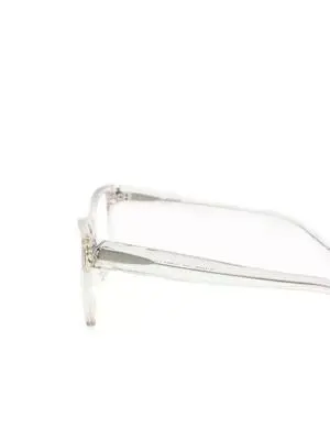 Saint Laurent Oval Frame Glasses - Neutrals