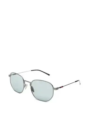 Gucci Geometric-frame Sunglasses - Grey