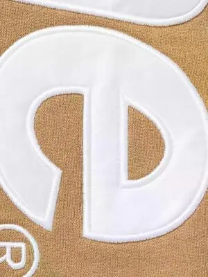 Supreme Satin-appliqué Hoodie - Brown