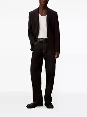 Calvin Klein 90's Logo Patch Straight Leg Jeans