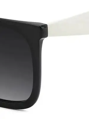 Carolina Herrera Square Frame Sunglasses With Logo Detail