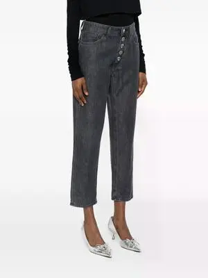 DONDUP Koons Button Cotton Denim Jeans