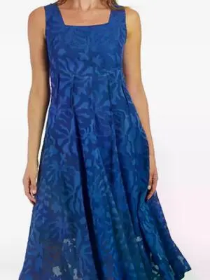 Derhy Gatiane Mini Floral Dress - Blue