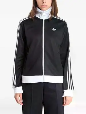 Adidas Three-stripe Zip Fastening Sweatshirt