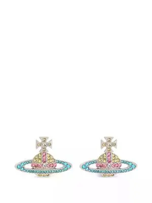 VIVIENNE WESTWOOD Kika Orb Embellished Earrings - Silver