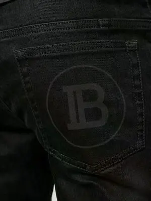 Balmain Slim Fit Panelled Jeans