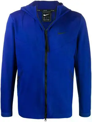 Nike Zip-front Hooded Sweatshirt - Blue