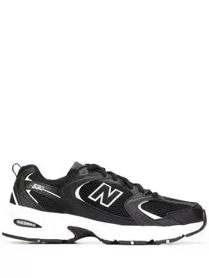 NEW BALANCE Low Top Logo Sneakers - Black
