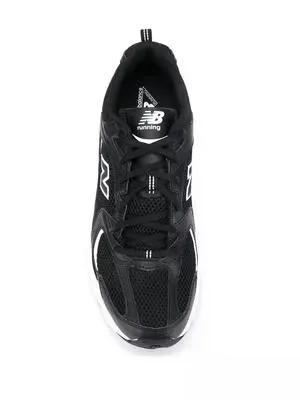NEW BALANCE Low Top Logo Sneakers - Black