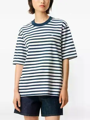 Ami Paris Striped T-shirts For Women