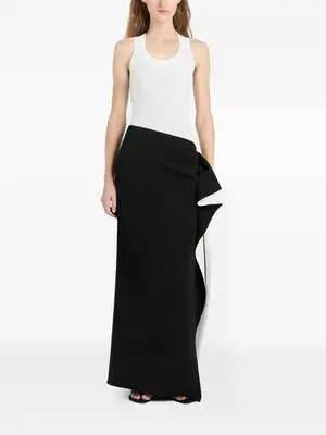 Proenza Schouler Ruffled Maxi Skirt - Black