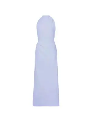 Proenza Schouler Proenza Schouler Selena Twist Back Maxi Dress Purple