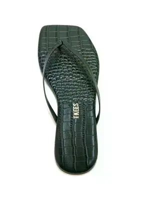Tkees Lily Crocodile Flip-flops - Green
