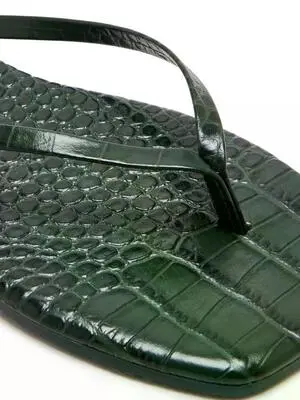 Tkees Lily Crocodile Flip-flops - Green
